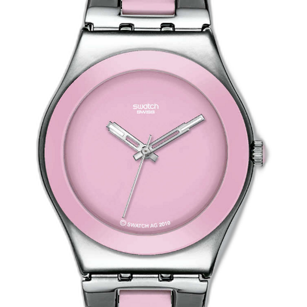 Swatch Pink Ceramic YLS167G Price as of April 2025 | WatchCharts