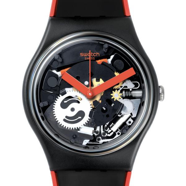 Swatch Red Frame GB290 Price as of June 2025 | WatchCharts