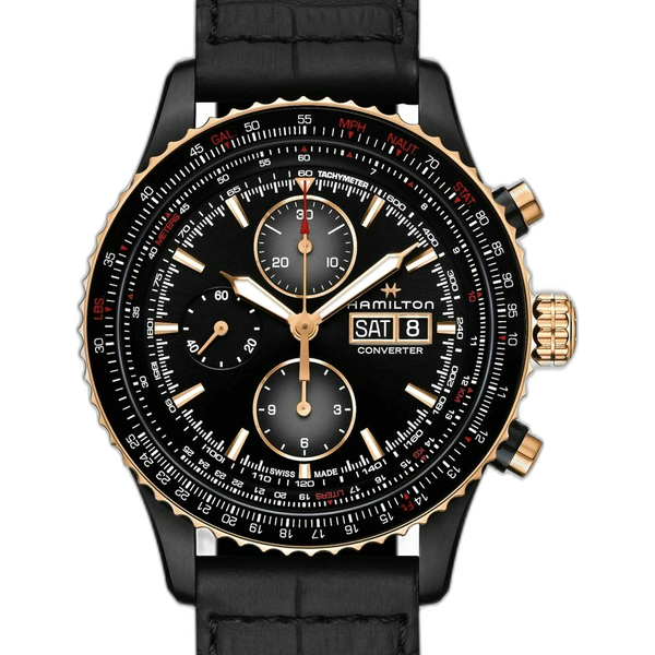 Hamilton Khaki Aviation Converter Auto Chrono PVD H76736730 Price as of ...