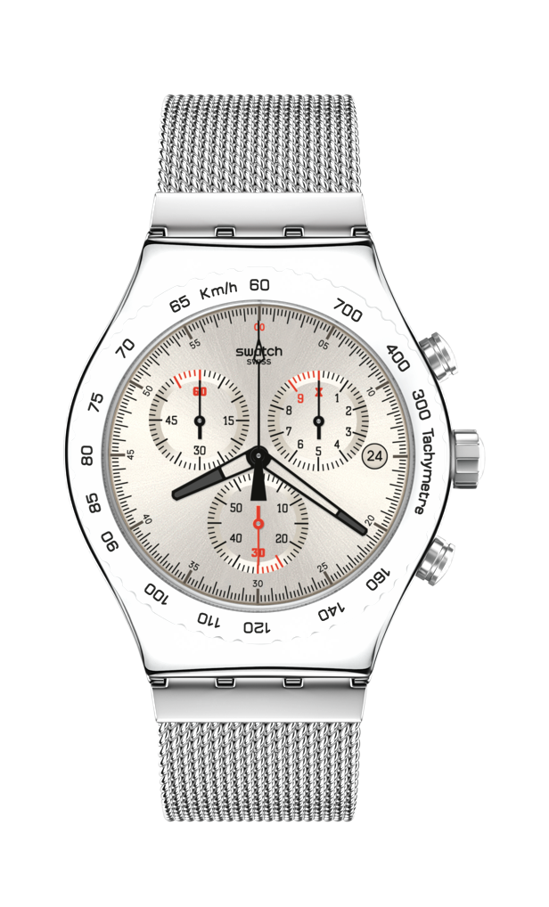 Swatch Silverish YVS405G Price as of May 2026 | WatchCharts