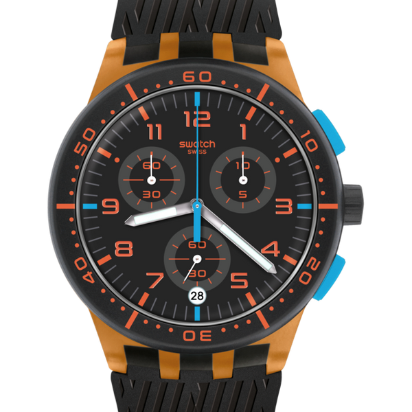 Swatch Orange Tire SUSO401 Price as of June 2025 | WatchCharts