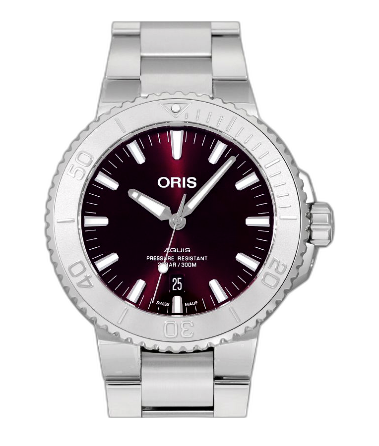 Oris Aquis Date 43.5 Relief Stainless Steel 733 7730 4158 Price as of ...