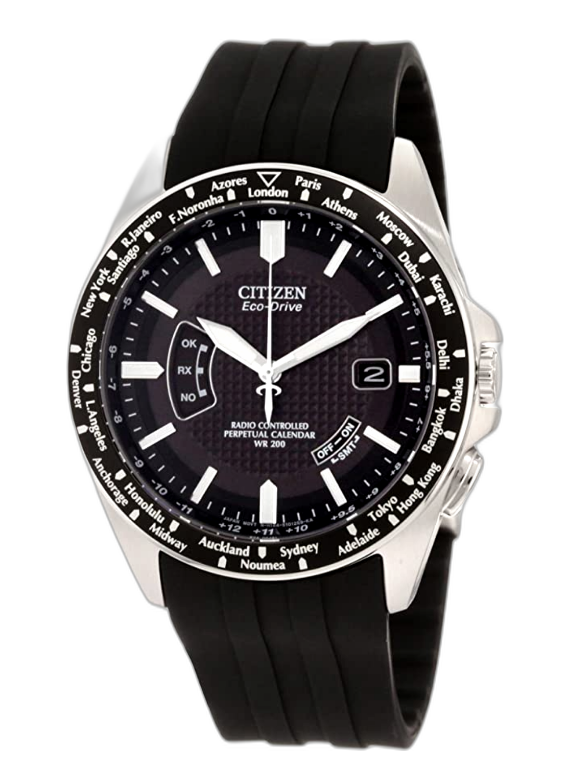 Citizen Eco-Drive Radio Controlled World Time A-T CB0020-09E Price as ...