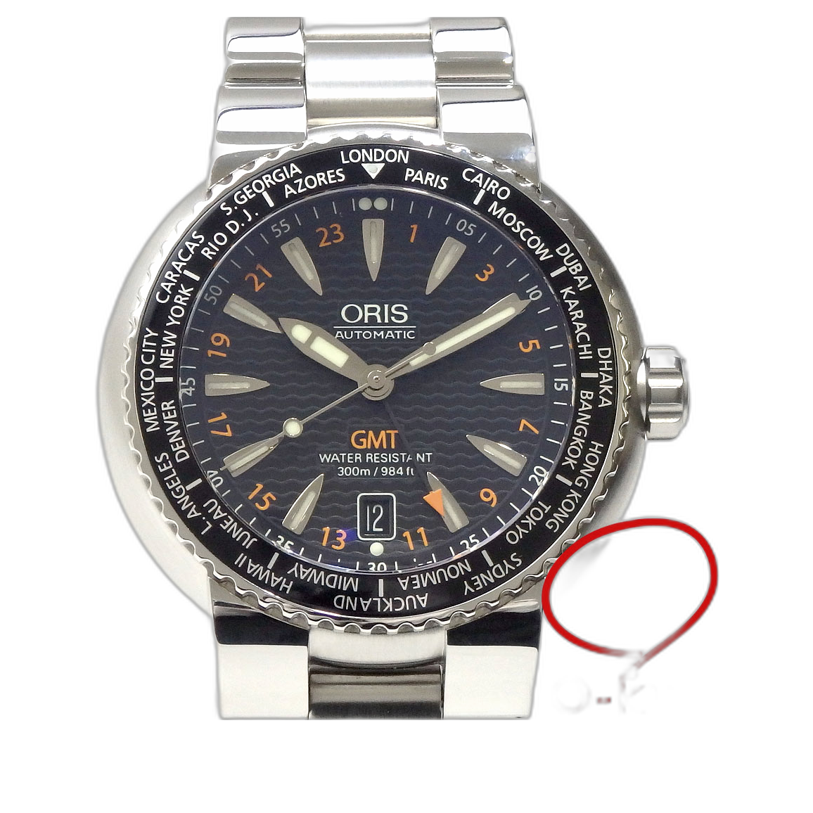 Oris Divers GMT Date Stainless Steel 668 7608 8454 Price as of June ...