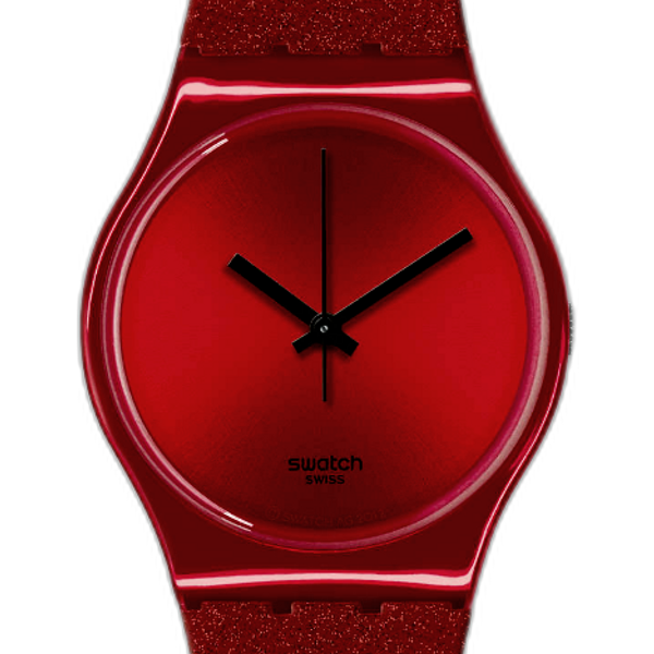 Swatch Intense Red GR160 Price as of October 2025 | WatchCharts
