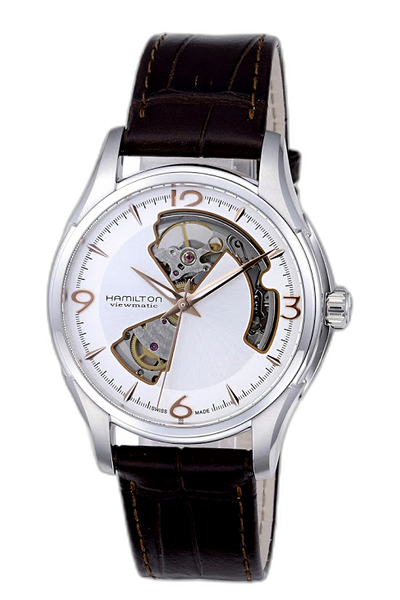 Hamilton Jazzmaster Open Heart 40mm Silver Dial H32565555 Price as of ...