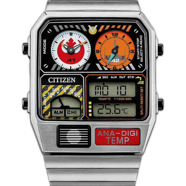 Citizen Star Wars Rebel Pilot JG2108-52W Price as of May 2025 | WatchCharts