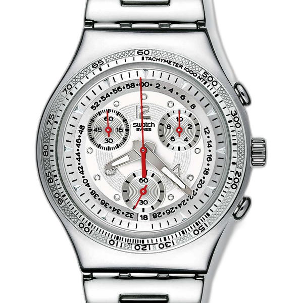 Swatch Clock The Time YCS468G Price as of December 2025 | WatchCharts