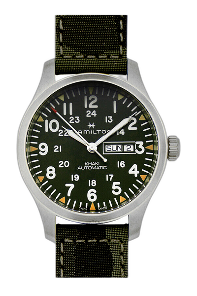 Hamilton Khaki Field Day Date Auto Stainless Steel H70535061 Price as ...