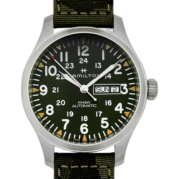 Hamilton Khaki Field Day Date Auto Stainless Steel H70535061 Price as ...
