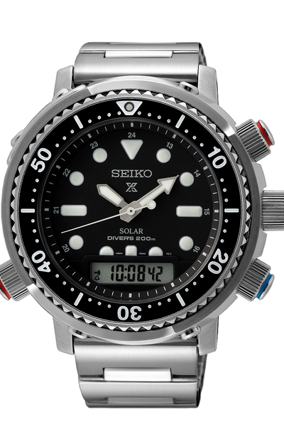 Seiko Prospex Solar ‘Arnie’ Hybrid Diver’s 40th Anniversary SNJ033 ...