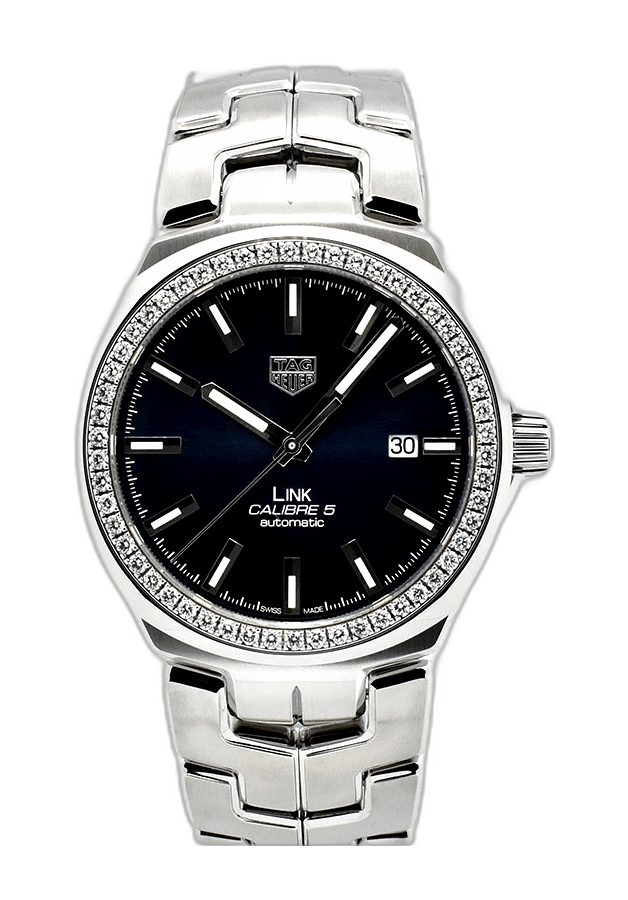 TAG Heuer Link Calibre 5 WBC2113 Price as of May 2026 | WatchCharts