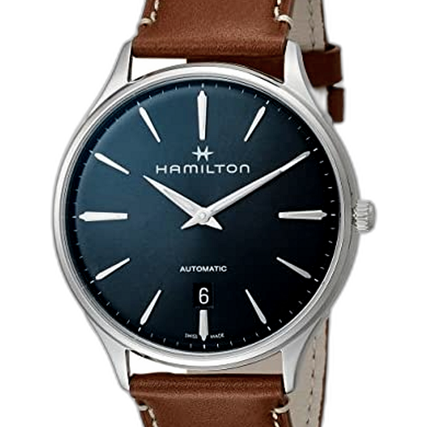 Hamilton Jazzmaster Thinline Auto 40 Stainless Steel H38525541 Price as ...