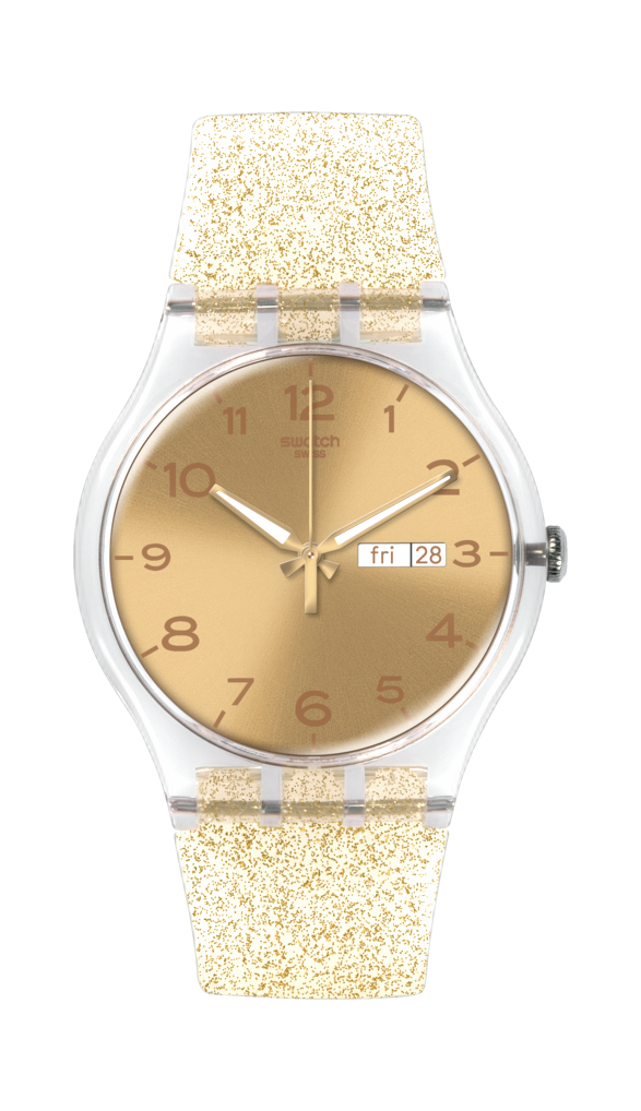 Swatch Golden Sparkle SUOK704 Price as of December 2025 | WatchCharts