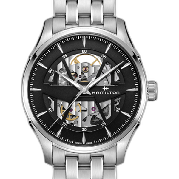 Hamilton Jazzmaster Skeleton Auto 40 Stainless Steel H42535180 Price as ...
