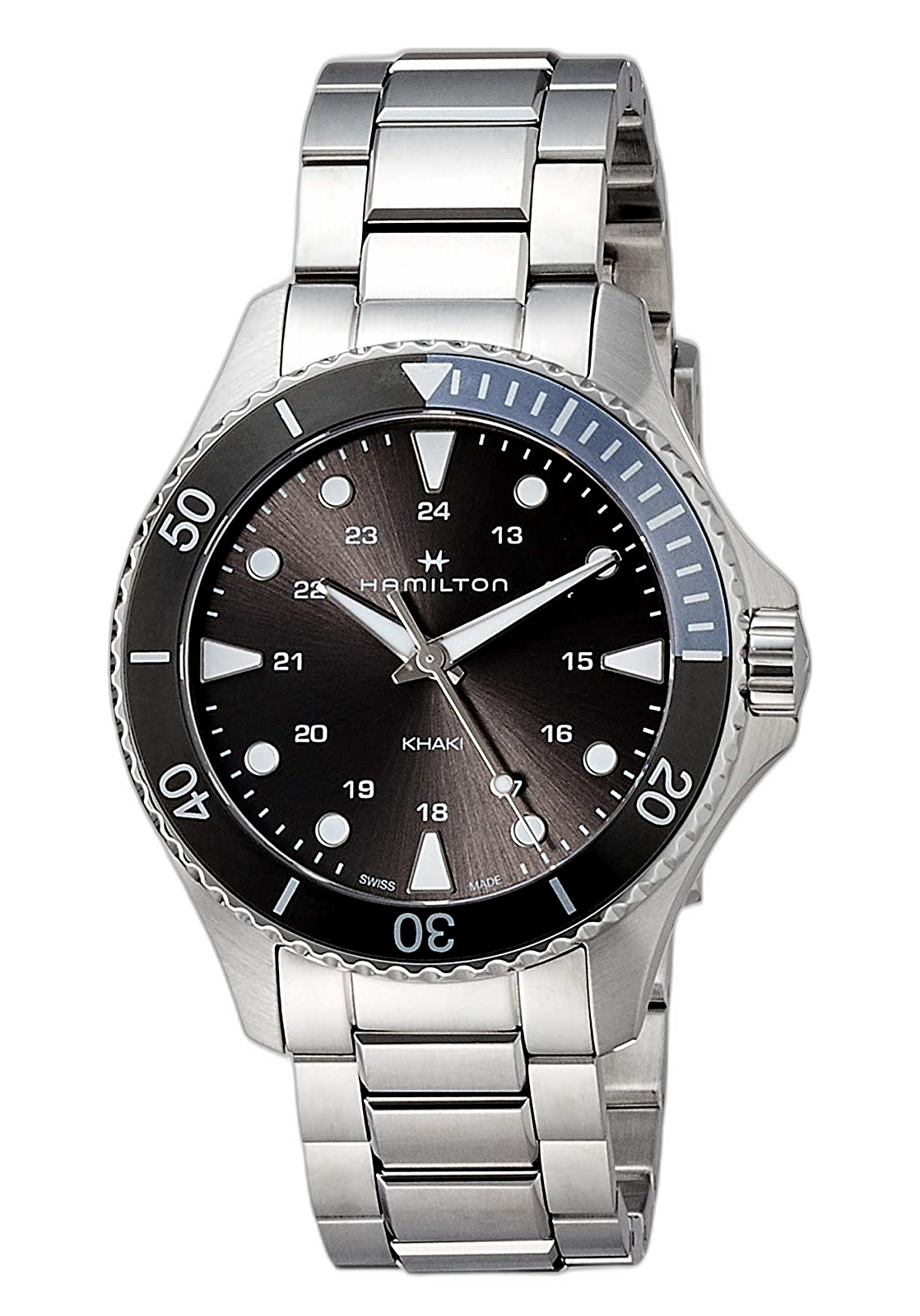 Hamilton Khaki Navy Scuba Quartz 37 Stainless Steel H82211181 Price as ...