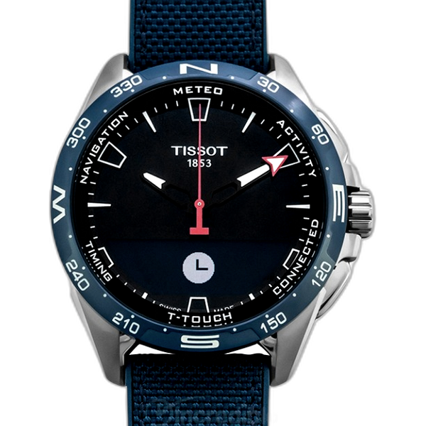 Tissot T-Touch Connect Solar Titanium - Blue Ceramic T121.420.47.051.06 ...