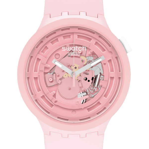 Swatch C-pink SB03P100 Price as of September 2025 | WatchCharts