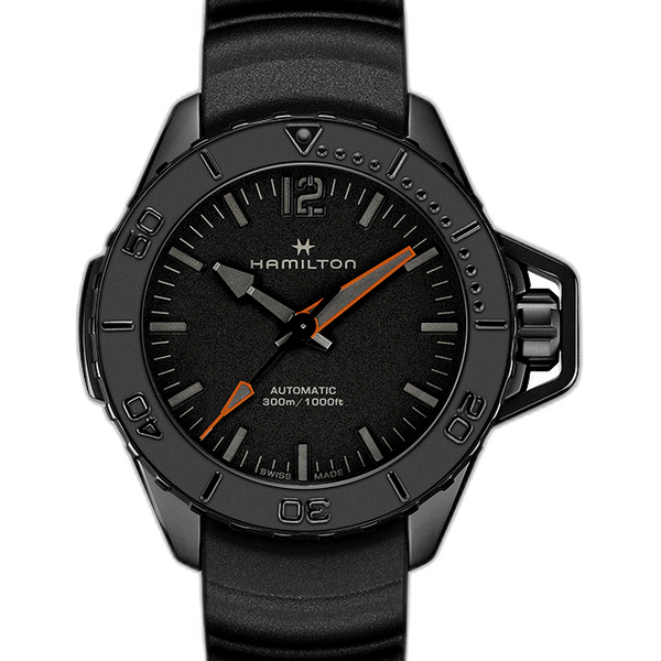 Hamilton Khaki Navy Frogman Auto 46 PVD H77845330 Price as of February ...