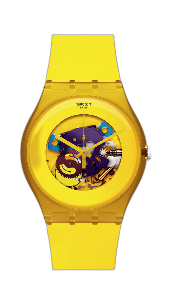 Swatch Yellow Lacquered SUOJ100 Price as of April 2026 | WatchCharts