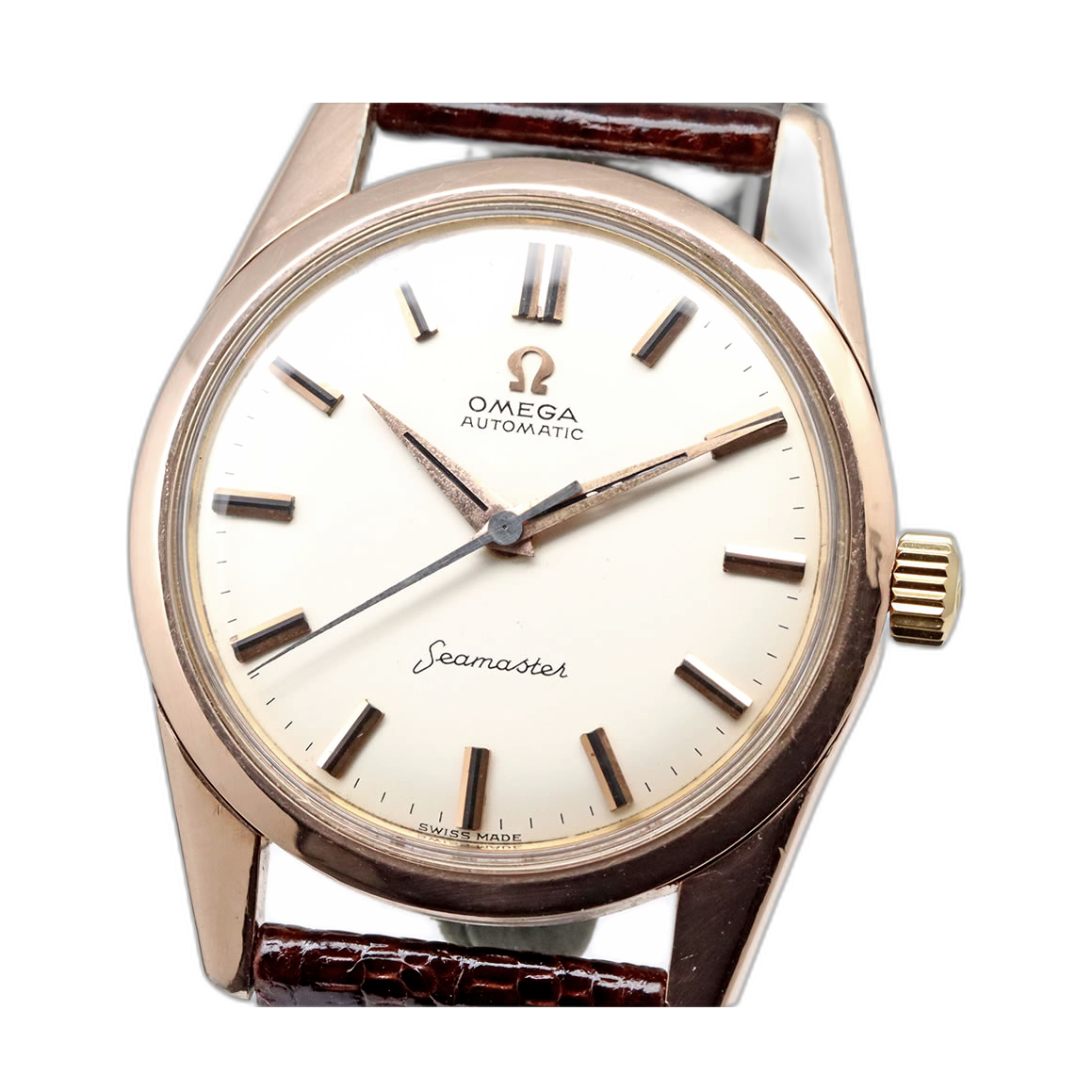 Omega Seamaster Pink Gold Cap Automatic Ref.14700-3SC Cal.552 Omega ...