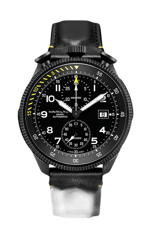 Hamilton Khaki Pilot Takeoff Auto Chrono H76786733 Price as of March ...
