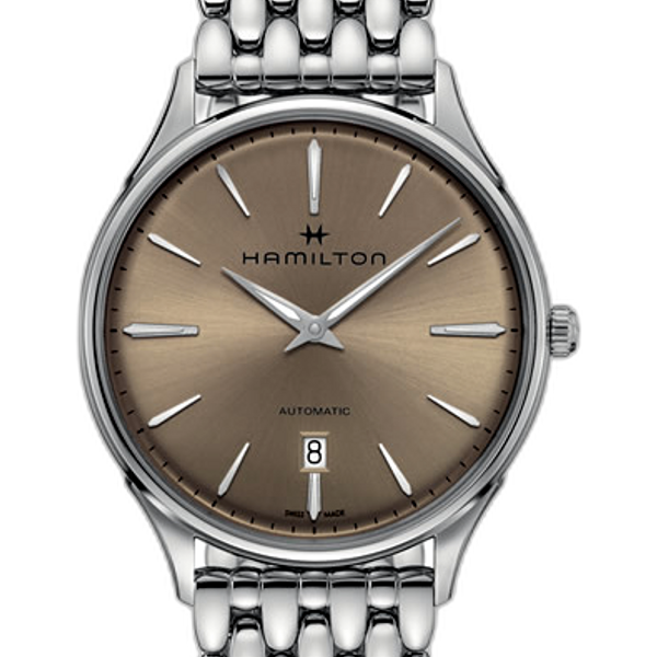 Hamilton Jazzmaster Thinline Auto 40 Stainless Steel H38525121 Price as ...