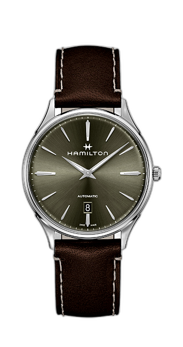 Hamilton Jazzmaster Thinline Auto 40 Stainless Steel H38525561 Price as ...