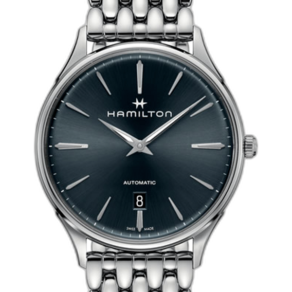 Hamilton Jazzmaster Thinline Auto 40 Stainless Steel H38525141 Price as ...