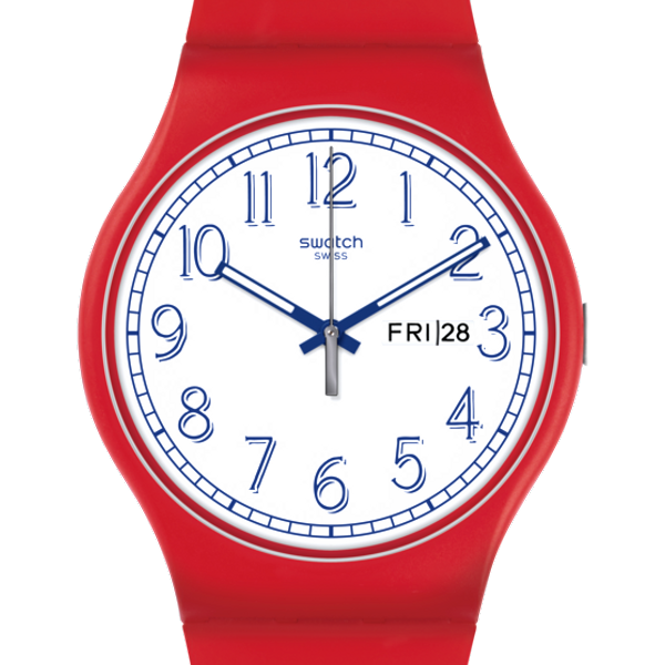 Swatch Red Me Up SUOR707 Price as of March 2025 | WatchCharts