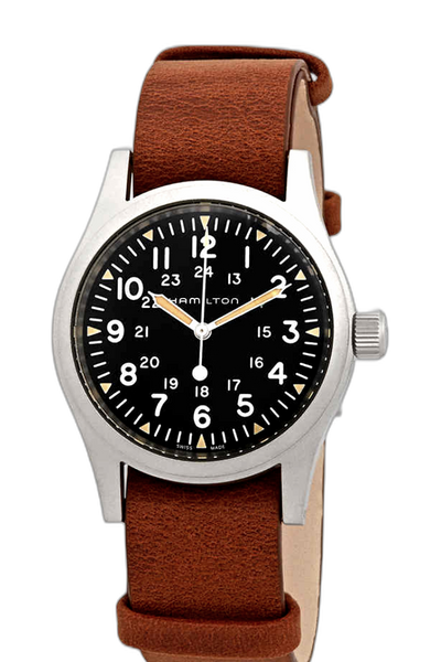 Hamilton Khaki Field Mechanical 38 Black H69439531 Price as of April ...