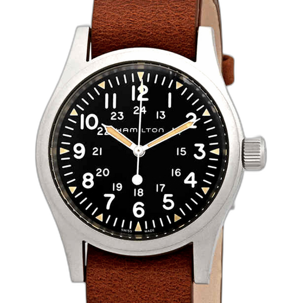 Hamilton Khaki Field Mechanical 38 Black H69439531 Price as of April ...