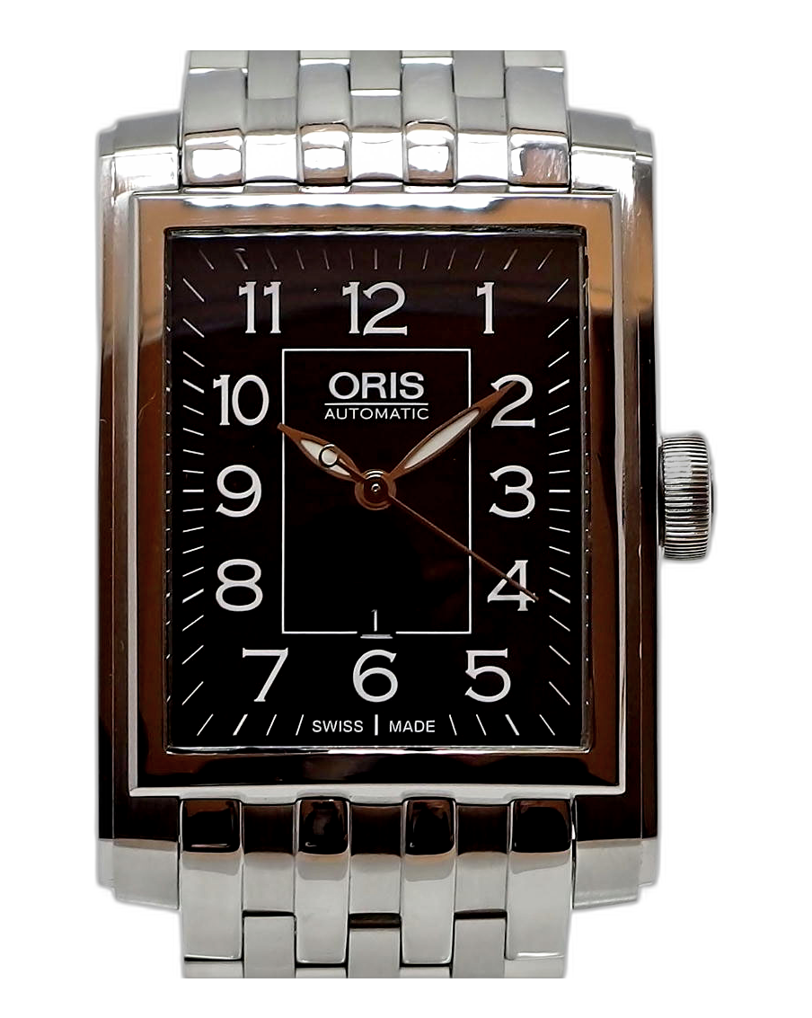 Oris Rectangular Date 561 7657 4034 Price as of January 2026 | WatchCharts