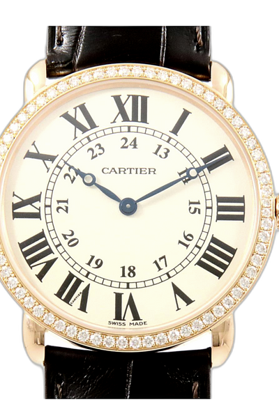 Cartier Ronde Louis WR000651 Price as of January 2026 | WatchCharts