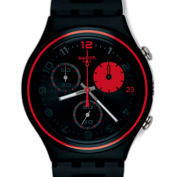 Swatch Red Circle YCB4020AG Price as of October 2025 | WatchCharts