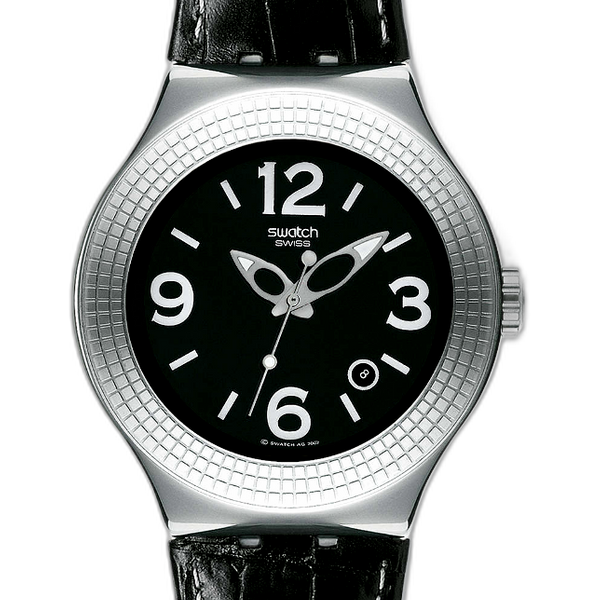 Swatch Dark Emir YNS407 Price as of October 2025 | WatchCharts