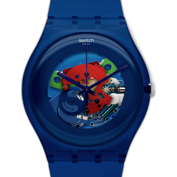 Swatch Indigo Lacquered SUON101 Price as of October 2025 | WatchCharts