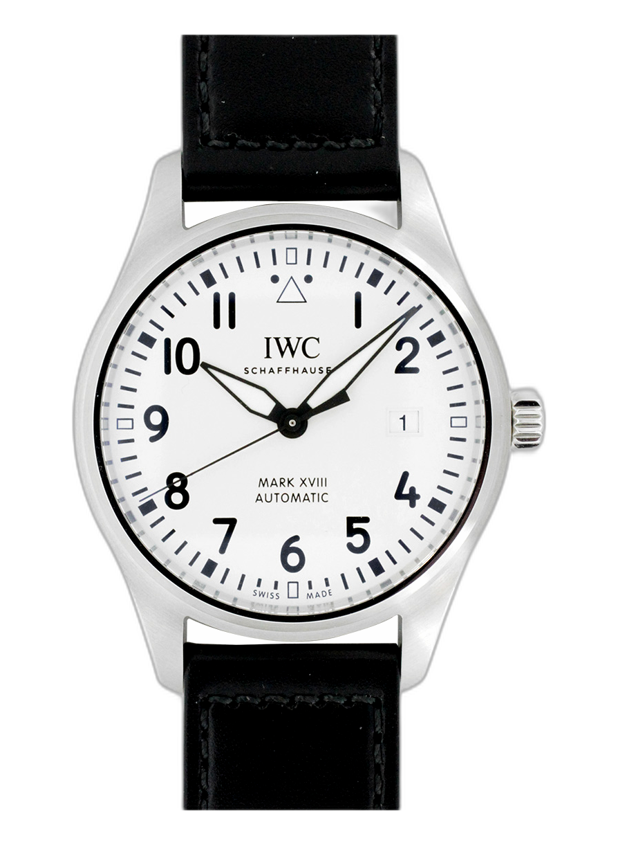 IWC Pilot's Watch Mark XVIII Silver 327012 Price as of May 2026 ...