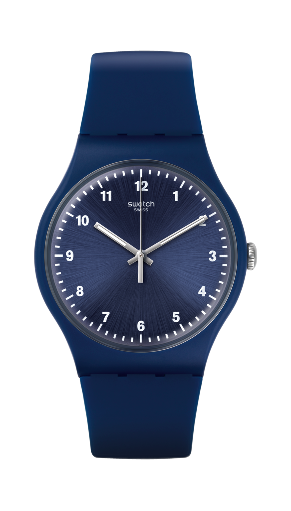 Swatch Mono Blue SUON116 Price as of January 2026 | WatchCharts