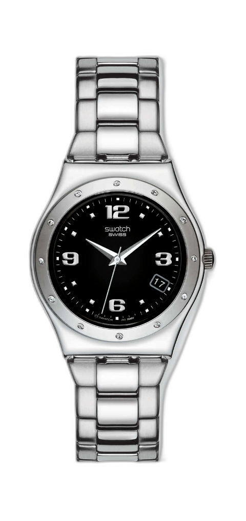 Swatch Her Tender Black YLS433G Price as of April 2026 | WatchCharts