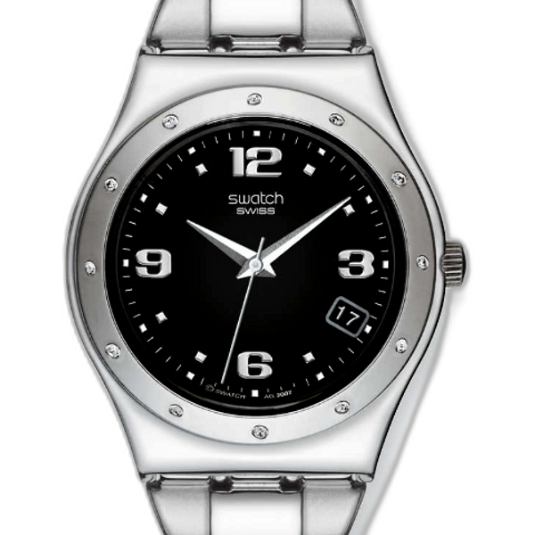 Swatch Her Tender Black YLS433G Price as of April 2026 | WatchCharts