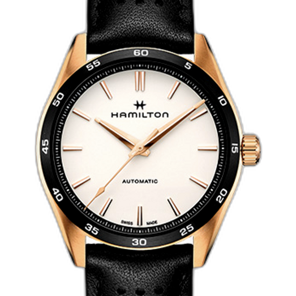 Hamilton Jazzmaster Performer Auto 38 Rose Gold H36225770 Price as of ...