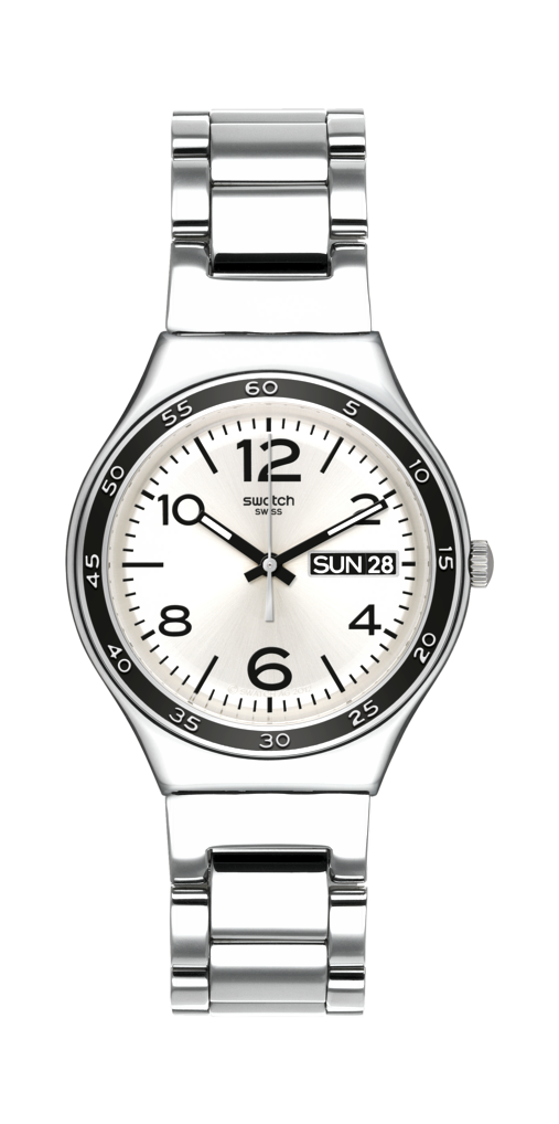 Swatch Grey Shirt YGS766G Price as of May 2026 | WatchCharts