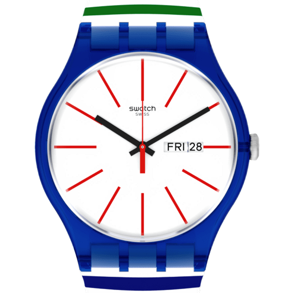 Swatch Home Stripe Home SUON715 Price as of March 2026 | WatchCharts