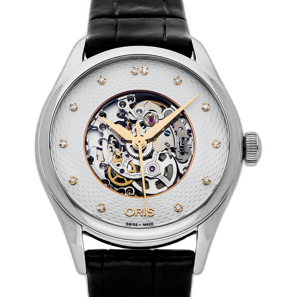 Oris Artelier Skeleton 560 7724 4031 Price as of October 2025 | WatchCharts