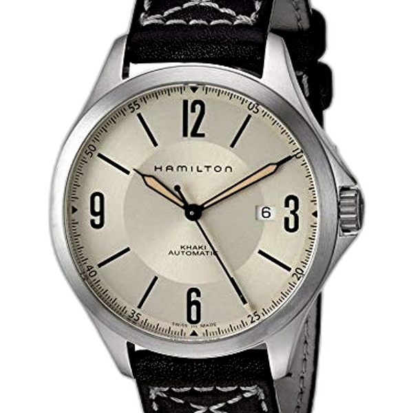 Hamilton Khaki Aviation Auto H76665725 Price as of March 2026 | WatchCharts