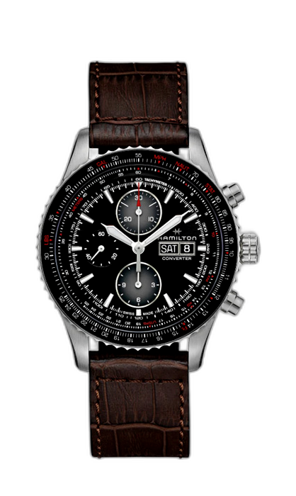 Hamilton Khaki Aviation Converter Auto Chrono Stainless Steel H76726530 ...