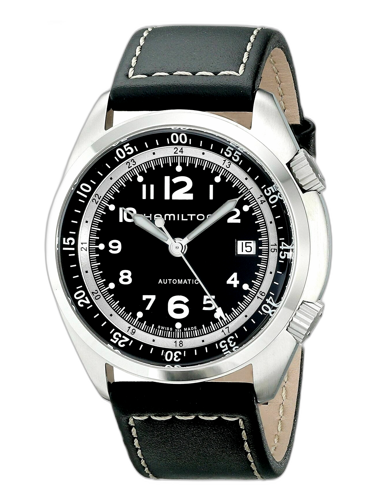 Hamilton Khaki Pilot Pioneer Alu Auto Leather H76455733 Price as of ...