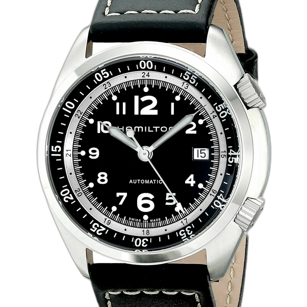 Hamilton Khaki Pilot Pioneer Alu Auto Leather H76455733 Price as of ...