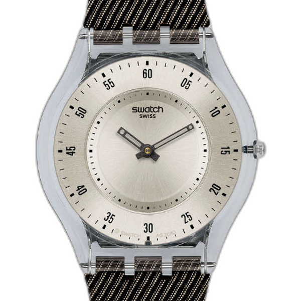 Swatch Grey Diagonal SFM117 Price as of September 2025 | WatchCharts